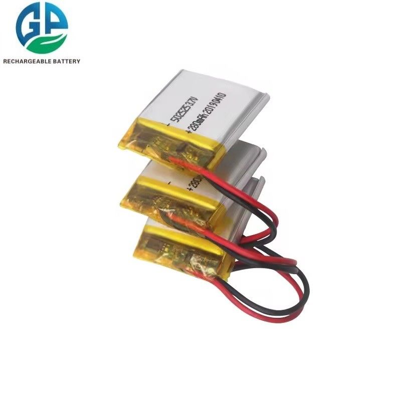3.7V 280mAh Li-Polymer Battery Pack 502525